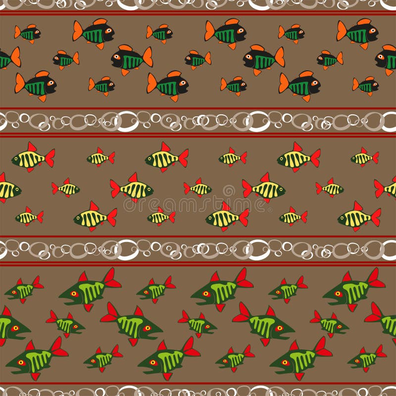 Beautiful Fish. Pattern Fishing. Beautiful Summer Hobby. Vector Poster ...