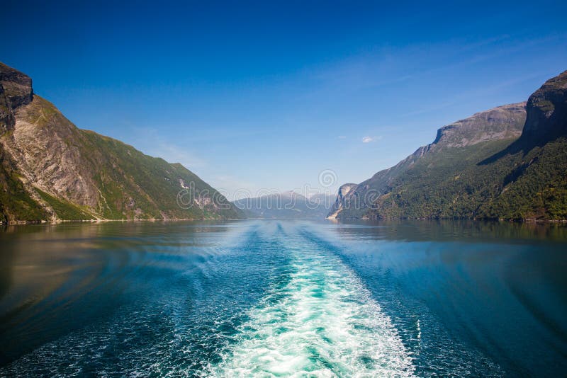 Beautiful fjords of Norway stock image. Image of glacier - 62582279