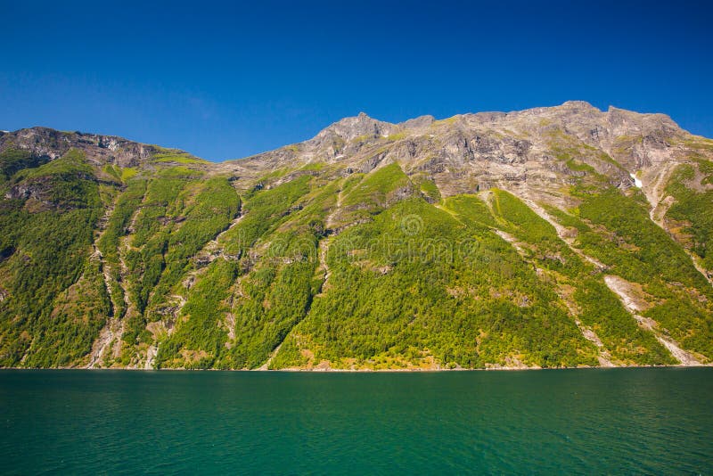 Beautiful fjords of Norway stock image. Image of lake - 62582425