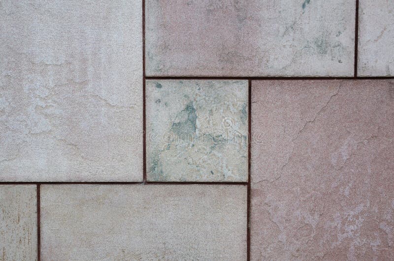 Tan Flagstone Wall stock image. Image of detail, brown - 3960733