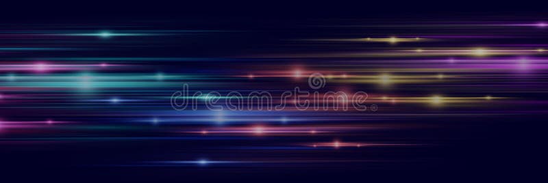 Beautiful Flash of Light and Spark. Special Effect, Speed Line Stock ...