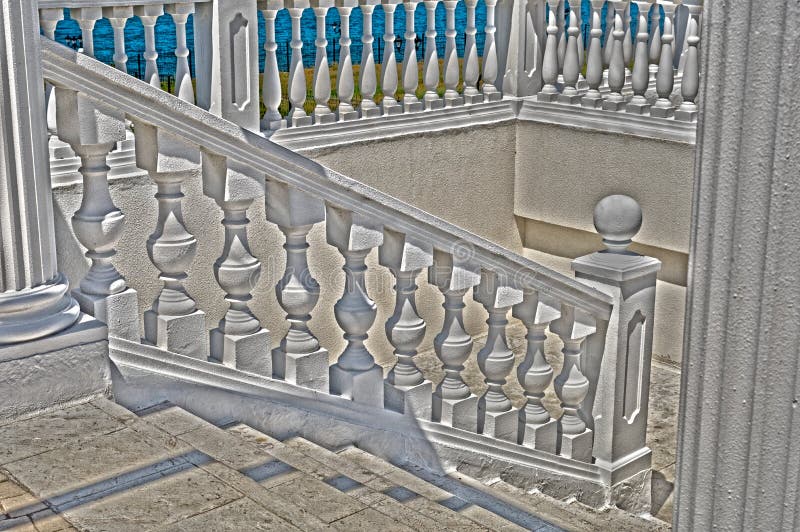 Beautiful Flight of Stair Steps Stock Photo - Image of stone, wall ...