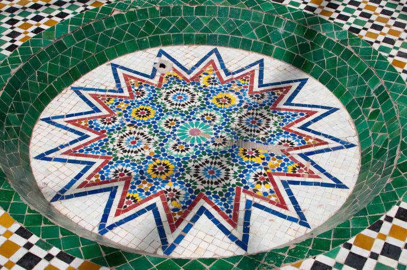 Beautiful Floor with Colorful Tiles. Background Editorial Stock Photo ...