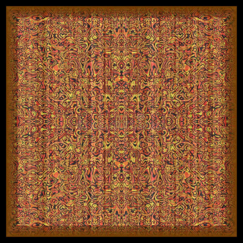 Beautiful floor covering stock illustration. Illustration of carpet ...