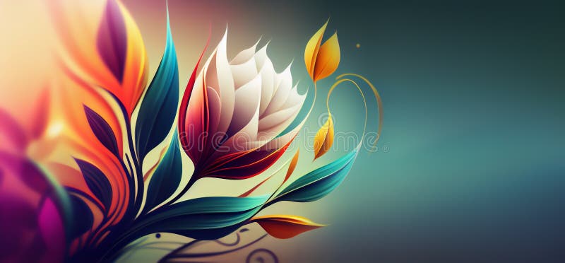 Beautiful Floral Background Stock Illustration - Illustration of ...