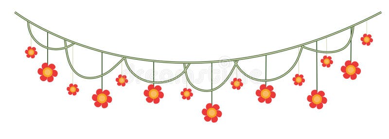Beautiful floral design stock vector. Illustration of hanging - 172805642