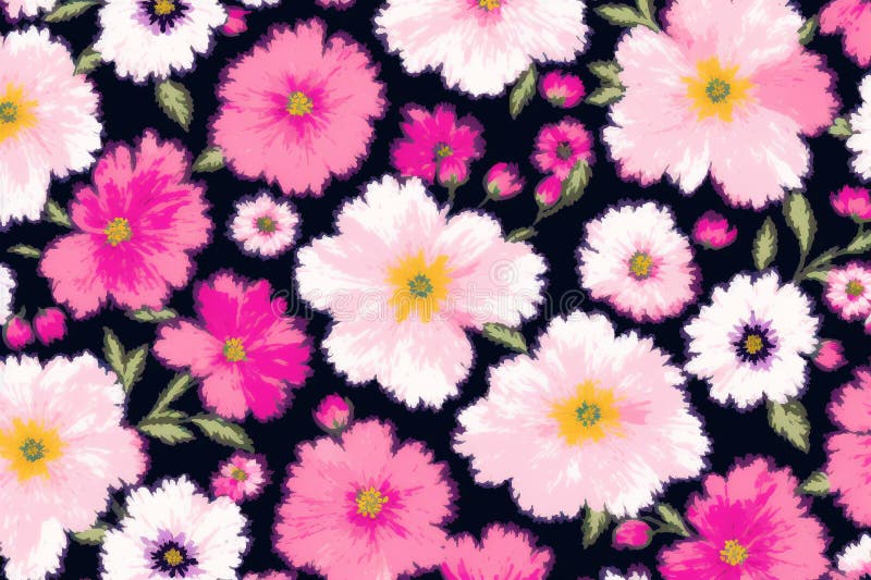 Beautiful Floral Pattern. an Amazing Floral Pattern Background Stock ...