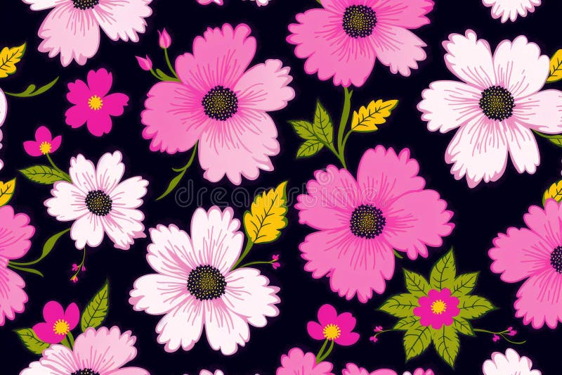 Beautiful Floral Pattern. an Amazing Floral Pattern Background Stock ...