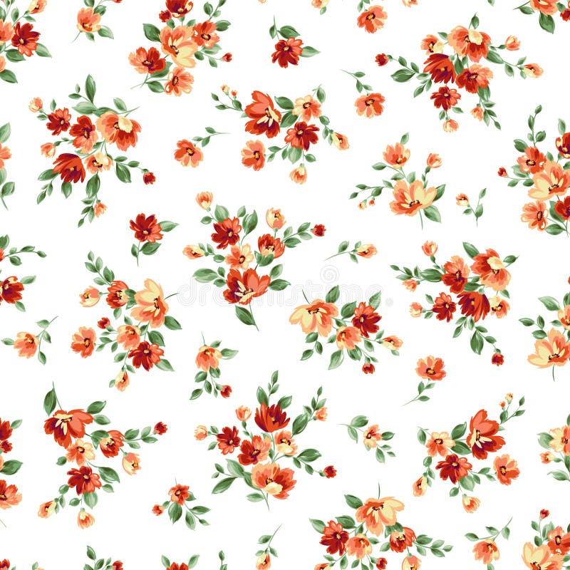 Beautiful Floral Pattern Perfect for Textile Design, Stock Vector ...