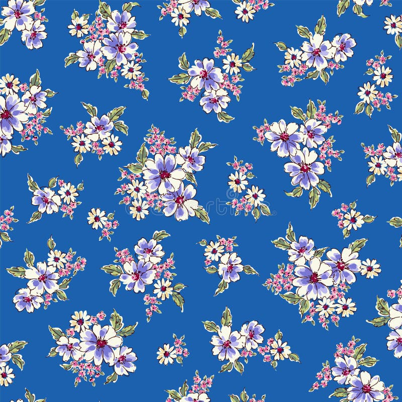 Beautiful Floral Pattern Perfect for Textile Design, Stock Vector ...