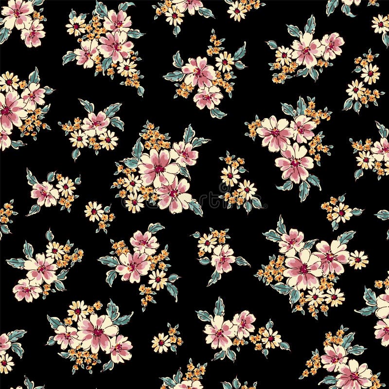 Beautiful Floral Pattern Perfect for Textile Design, Stock Vector ...