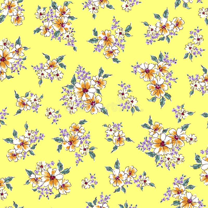Beautiful Floral Pattern Perfect for Textile Design, Stock Vector ...