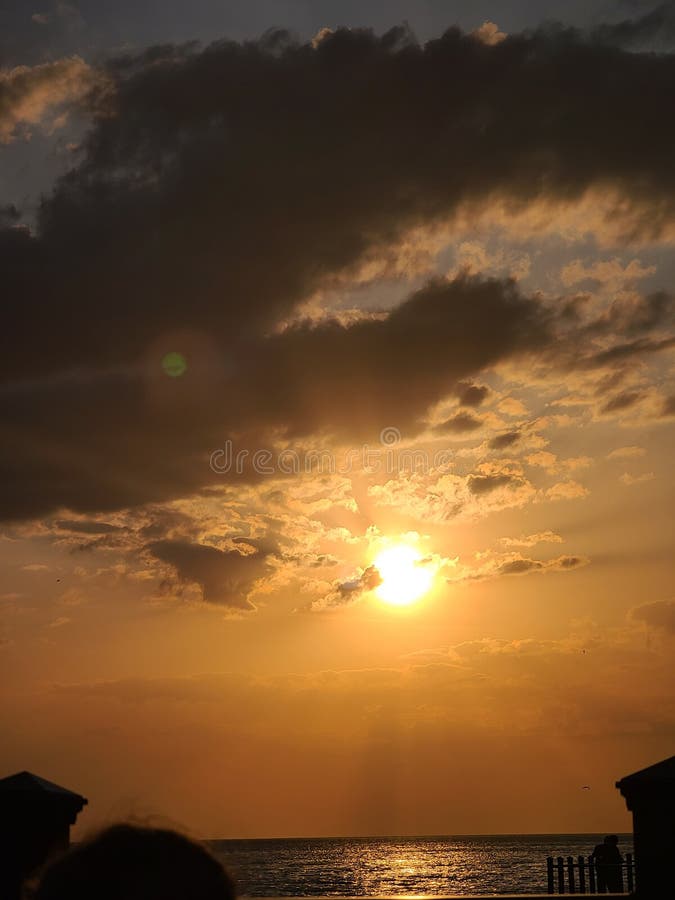 Beautiful Florida sunset stock photo. Image of night - 219706206