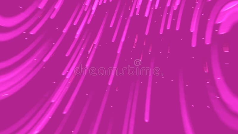 Beautiful Flow of Moving Lines and Sparkles. Motion. Lines Move in ...