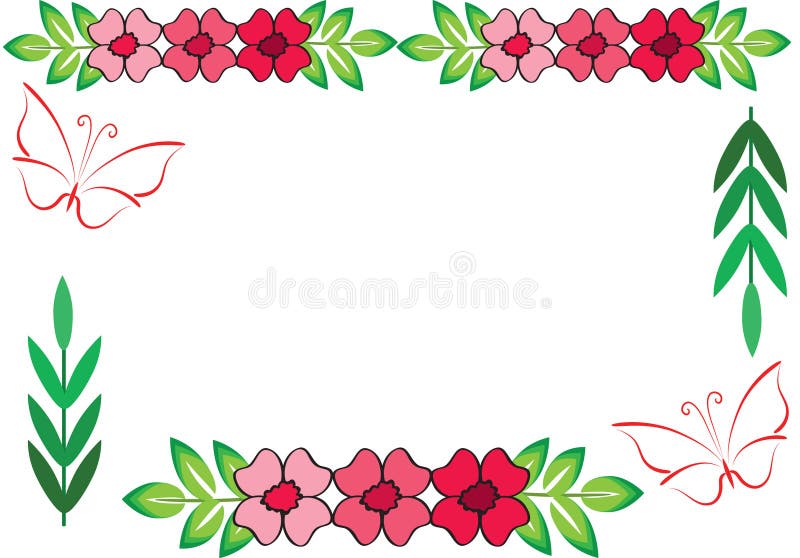 Beautiful Flower Card Design Vector Editorial Stock Photo ...