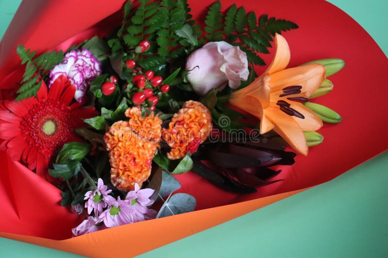 Beautiful Flower Master with Natural Bright Colors Aroma Gift Stock ...