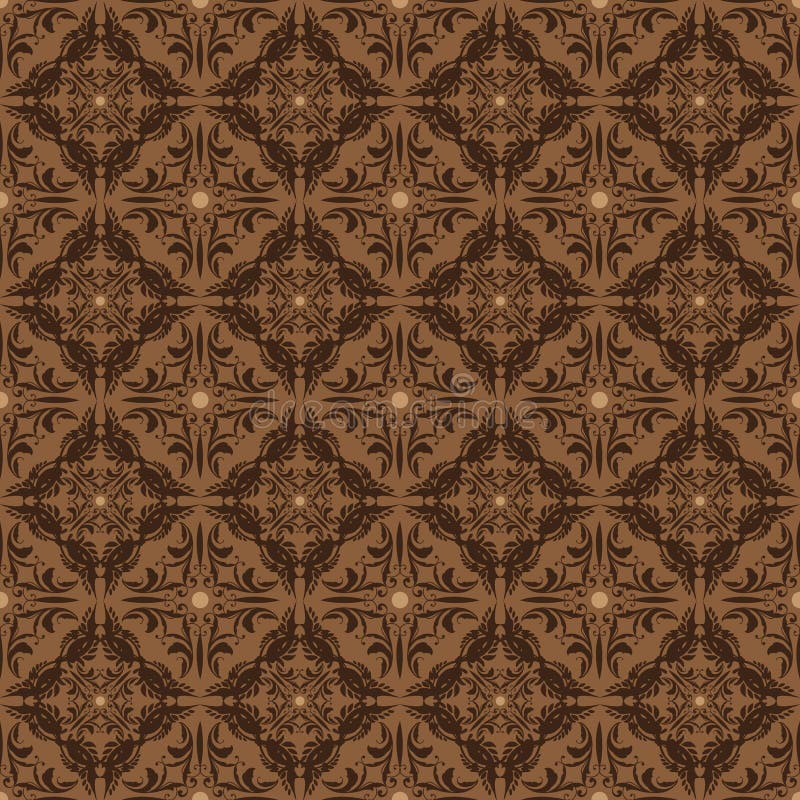 Batik Brown Java Style Stock Illustrations – 993 Batik Brown Java Style ...