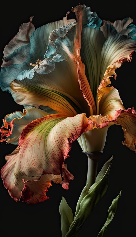Beautiful Flowers Created with Generative Ai Technology Stock ...