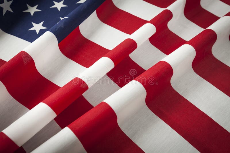 Beautiful Flowing American Flag Abstract Stock Image - Image of ...