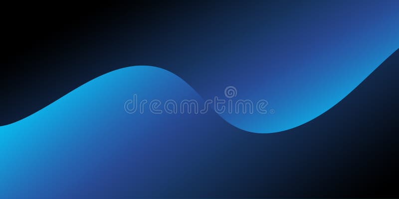 Flowing Blue Waves with Shadow Effects and Fluid Gradients. Dynamic ...