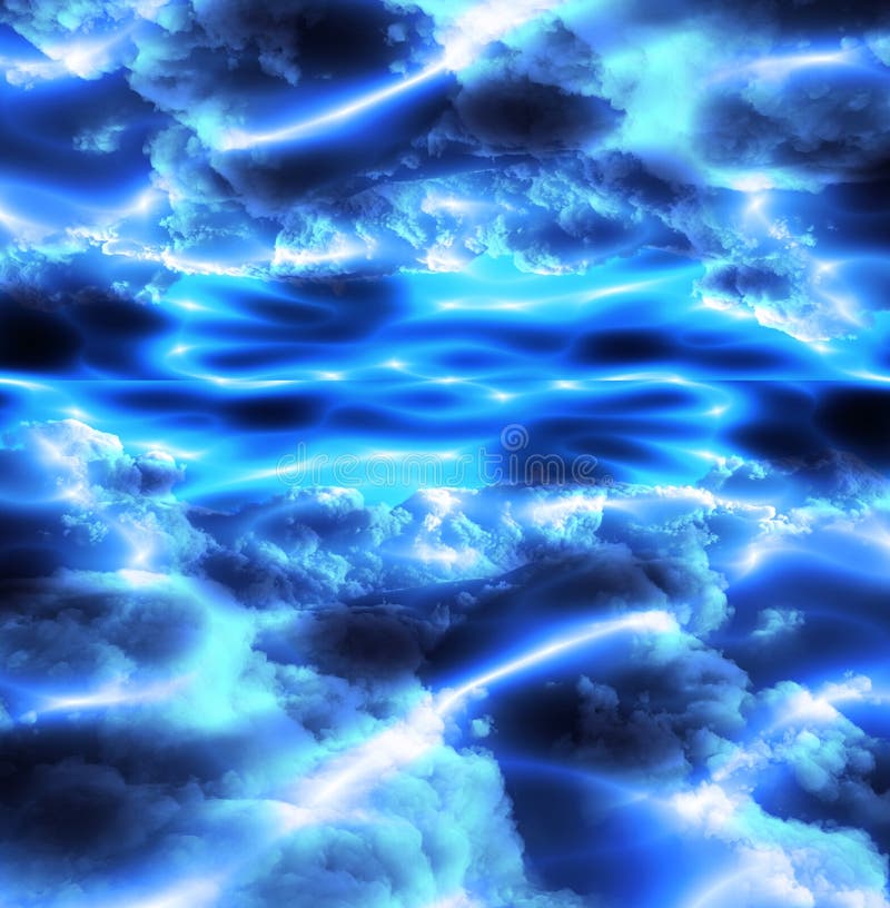 Beautiful Flowing Light Abstract Stock Illustration - Illustration of ...