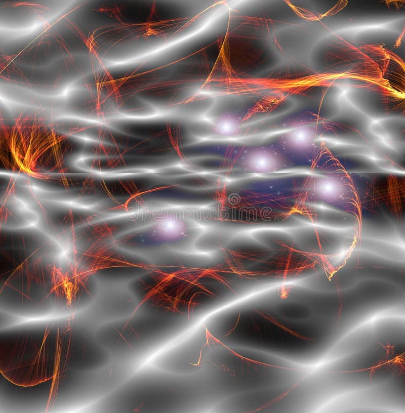 Beautiful Flowing Light Abstract Stock Illustration - Illustration of ...