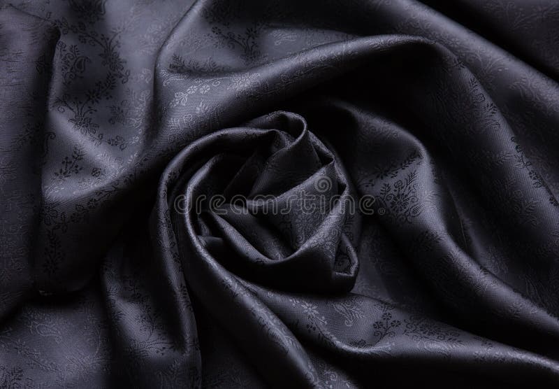 Beautiful Folded Silk Fabric Stock Photo - Image of fashion, drapery ...