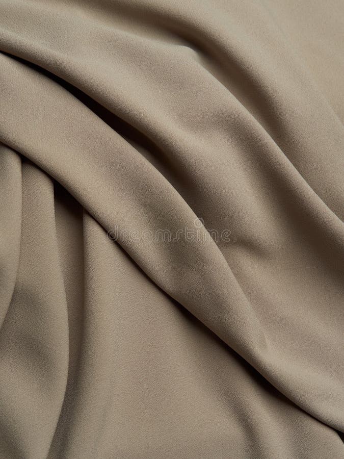Beautiful Folds of Beige Fabric. Stock Photo - Image of cloth, pattern ...