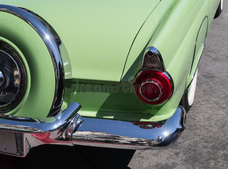 Beautiful Ford Thunderbird stock image. Image of drive - 75359959