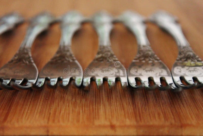 Beautiful forks stock image. Image of shop, design, kitchen - 127420131