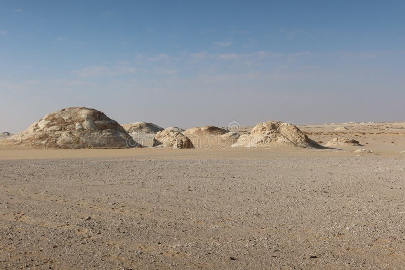 Beautiful Formations of Rocks and Sand of Bahariya Oasis in Egypt Stock ...