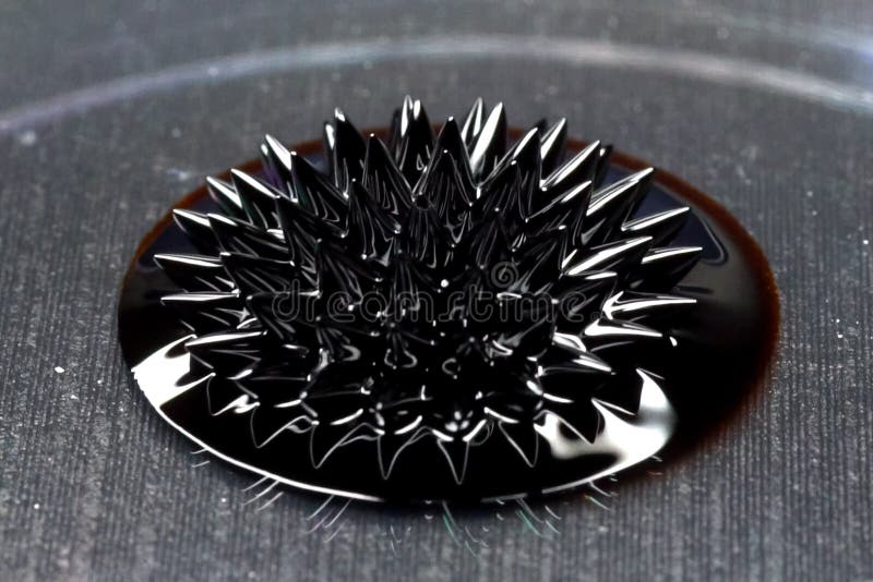Beautiful Forms of Ferromagnetic Fluid. Iron Dissolved in a Liqu Stock ...