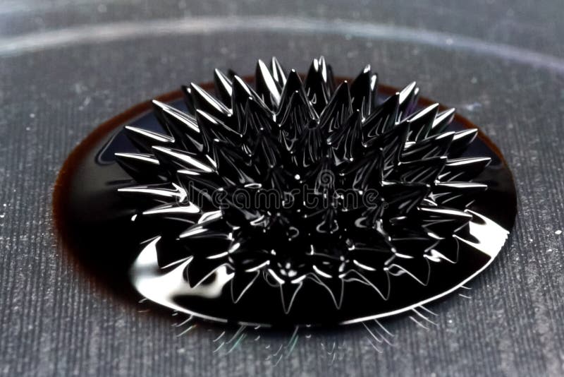 Beautiful Forms of Ferromagnetic Fluid. Iron Dissolved in a Liqu Stock ...