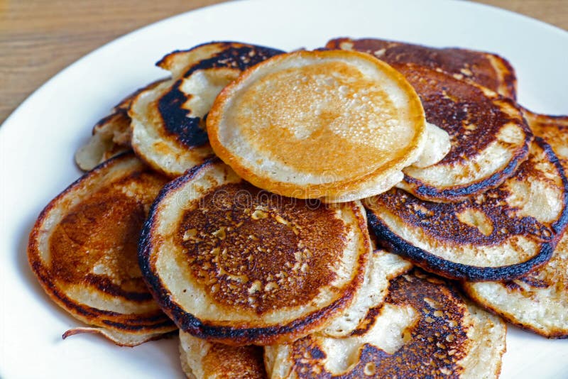 Beautiful Fragrant Yellow Pancakes for Breakfast. Light Snack Stock ...