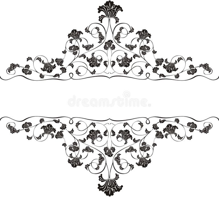 Beautiful Frame for Card with Flowers Stock Vector - Illustration of ...