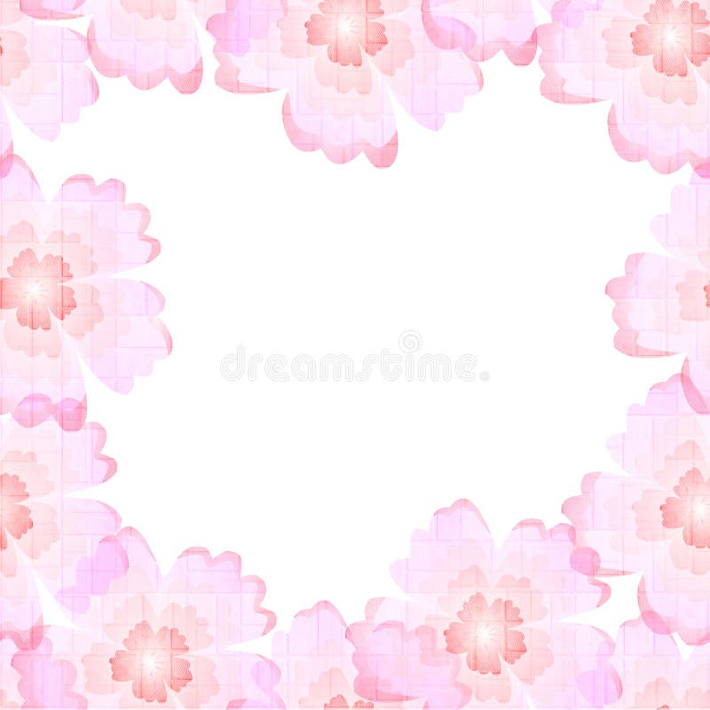 Pink template with sweets. stock vector. Illustration of colorful ...