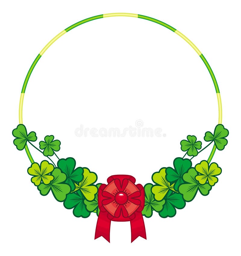Clover Ribbons Stock Illustrations – 280 Clover Ribbons Stock ...