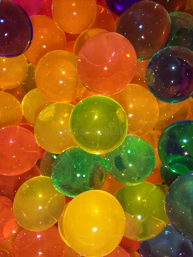 Beautiful and Fresh Colorful Ball in the Morning Stock Image - Image of ...