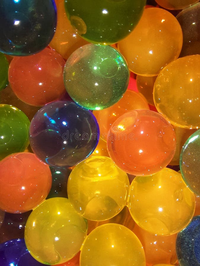 Beautiful and Fresh Colorful Ball in the Morning Stock Image - Image of ...