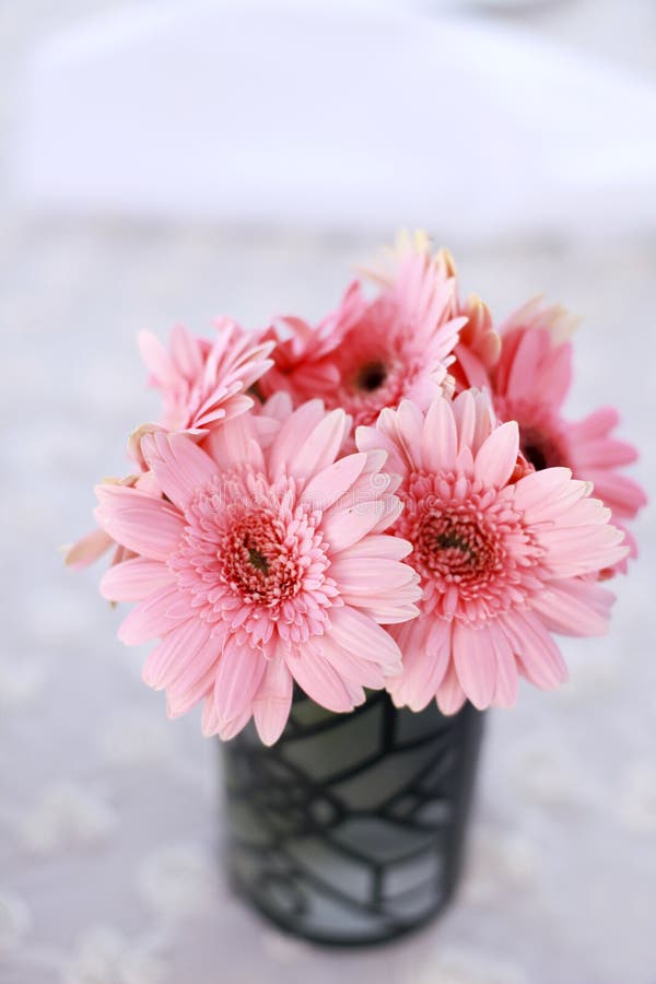 Beautiful Fresh Flower on Top of the Table Stock Image - Image of ...