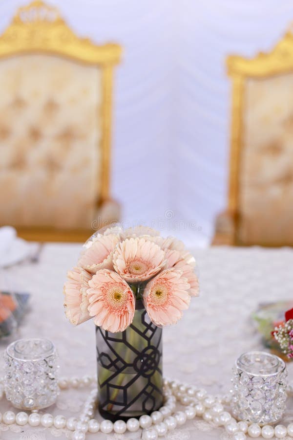 Beautiful Fresh Flower on Top of the Table Stock Photo - Image of ...