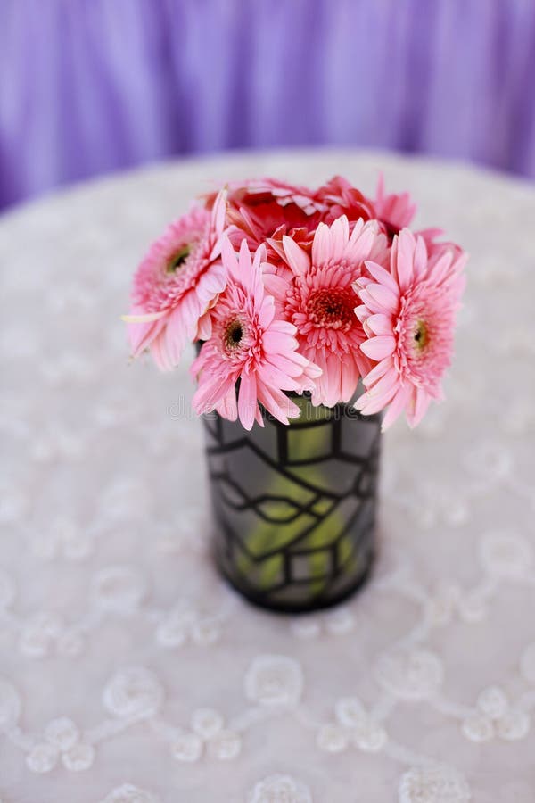 Beautiful Fresh Flower on Top of the Table Stock Image - Image of ...