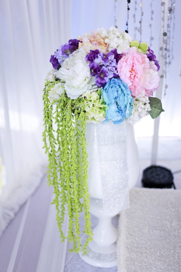 Beautiful Fresh Flower on Top of the Table Stock Photo - Image of ...