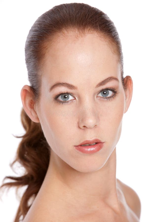 Beautiful fresh look stock image. Image of portrait, isolated - 11927575