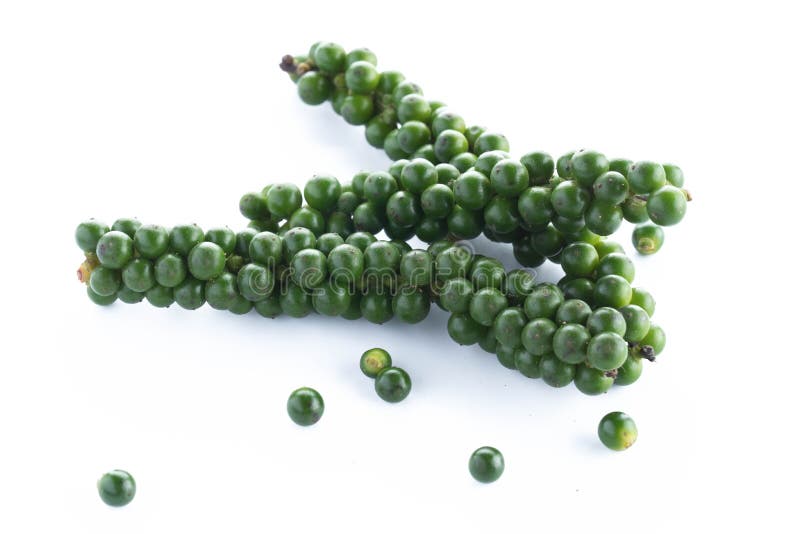 Fresh Pepper on White Background Stock Image - Image of ingredient ...