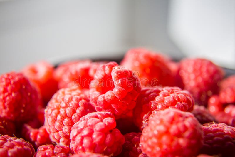 Beautiful, Freshly Picked Garden Raspberries in the Summer. Stock Photo ... Beautiful, Freshly Picked Garden Raspberries in the Summer. Stock Photo ...