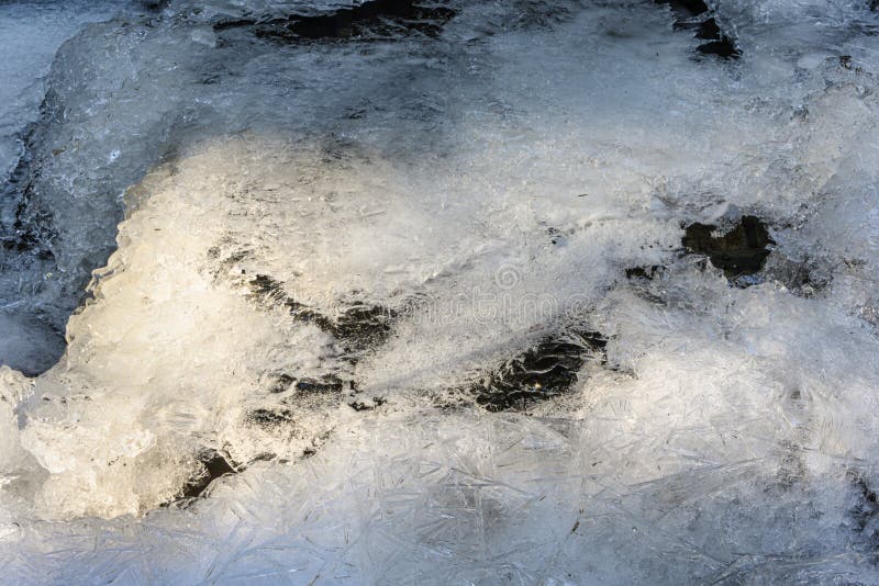 Beautiful Frozen Ice Patterns Stock Photo - Image of shapes, season ...