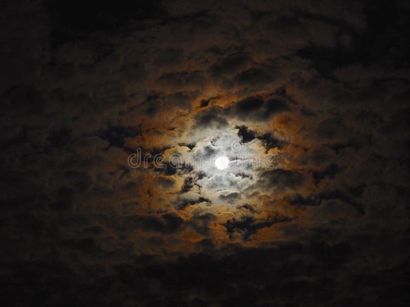 A Beautiful Full Moon Night. Stock Photo - Image of nature, gorgeous ...