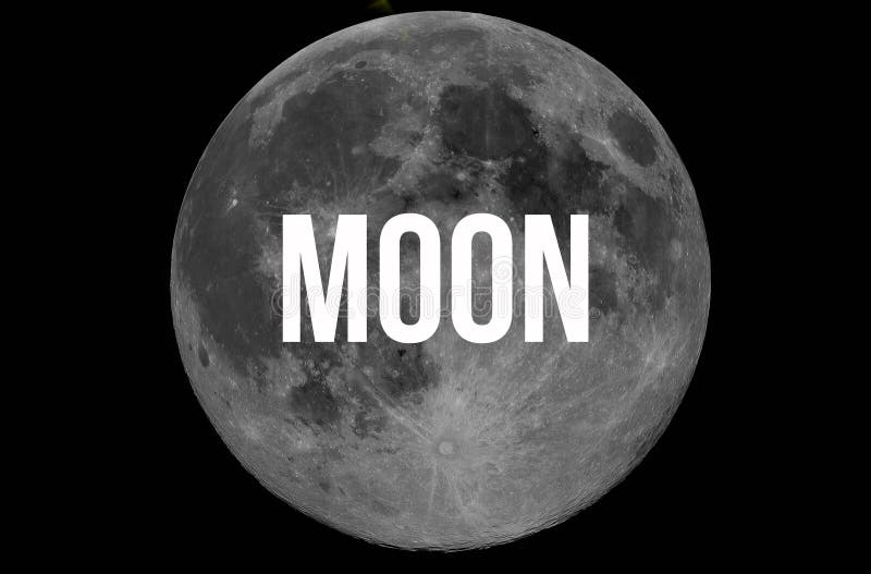 Beautiful Full Moon in Space Stock Photo - Image of earth, eclipse ...