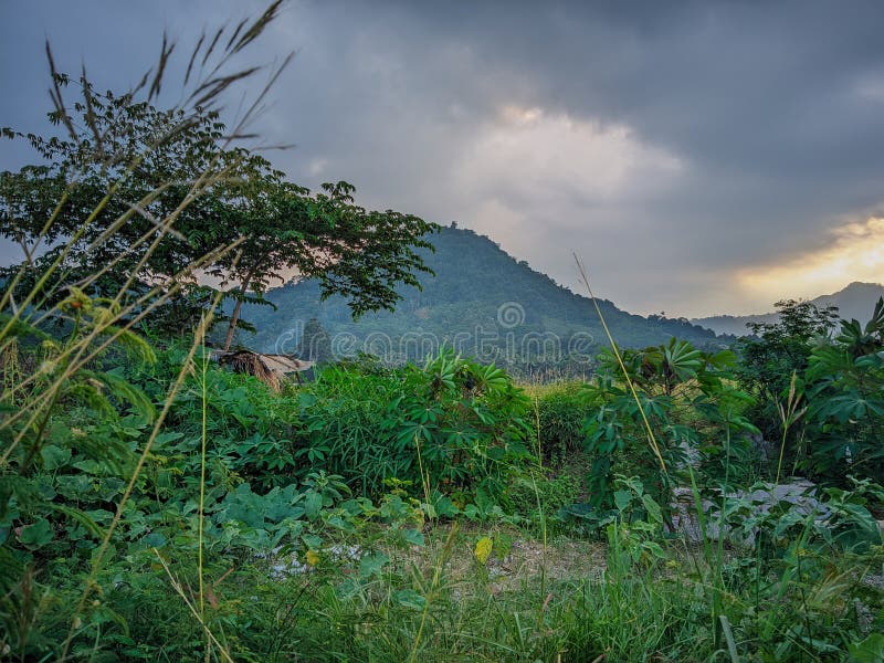 Beautiful Full View of the Surrounding Mountains Stock Image - Image of ...